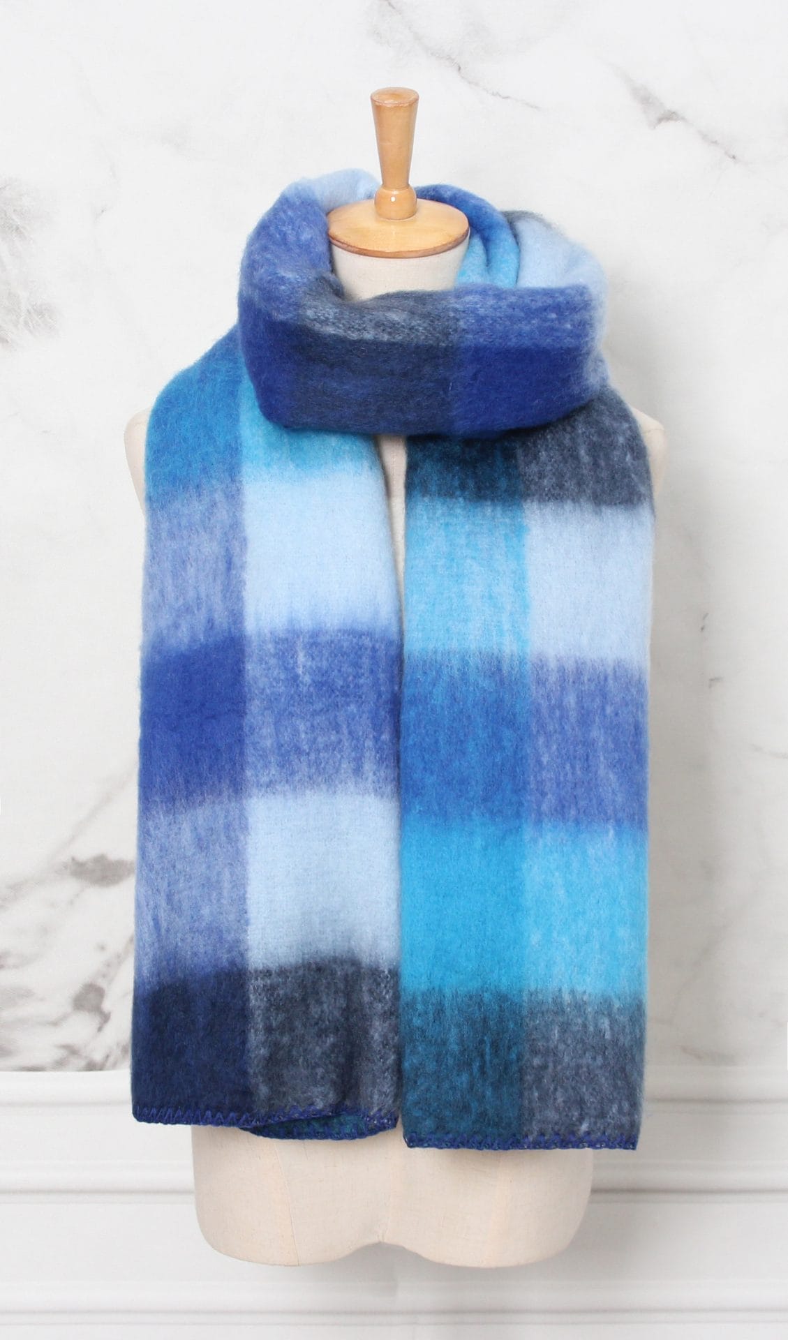 Wool Mix Contrast Scarf – Select Boutique